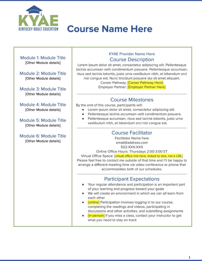 KY Adult Education Professional Learning Community | Instructional ...